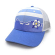 Alpine Bloom Hat - Purple/White