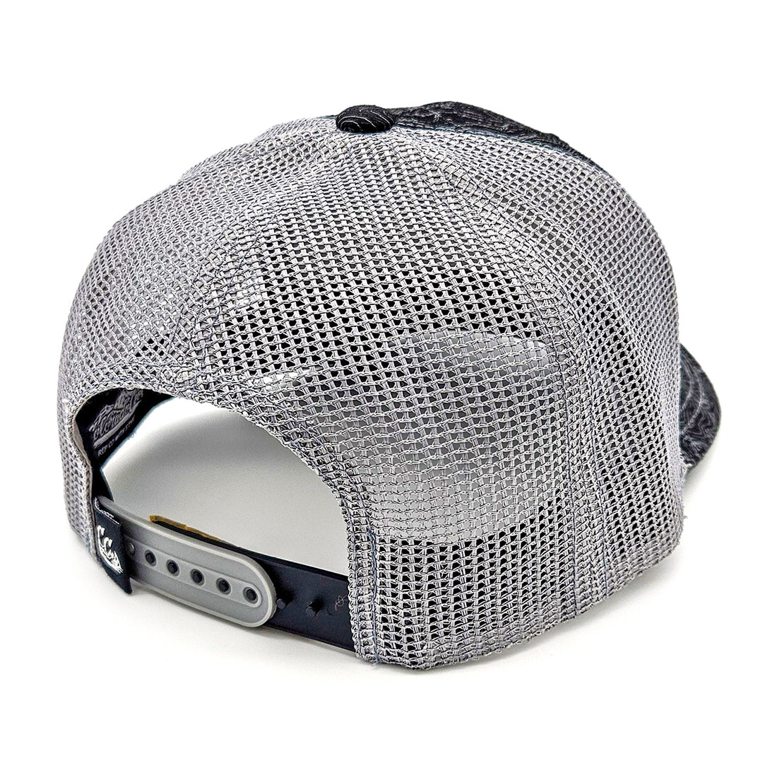 Black Topo Range Curved Hat - Black/Gray