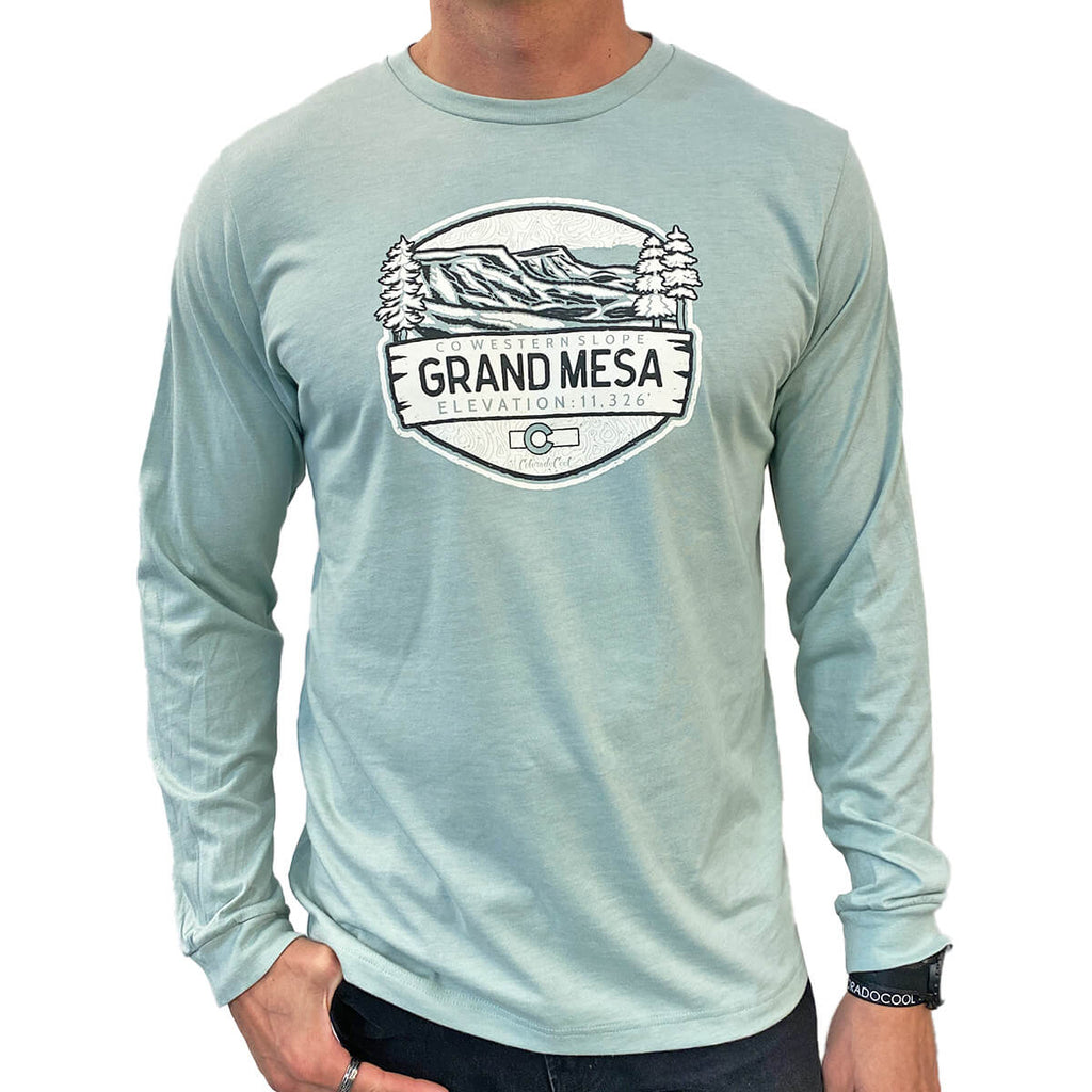 Grand Mesa Way Long Sleeve T-Shirt - Adult - Shop for Colorado T-Shirts ...