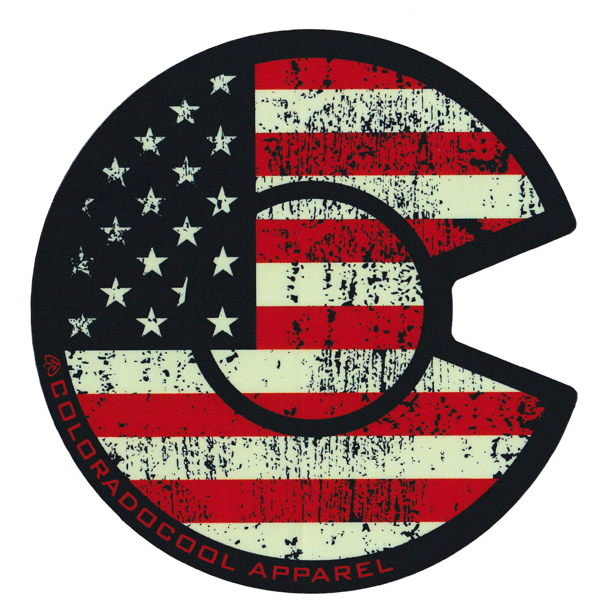 USA Colorado Flag Sticker - Shop Colorado Stickers Online ...